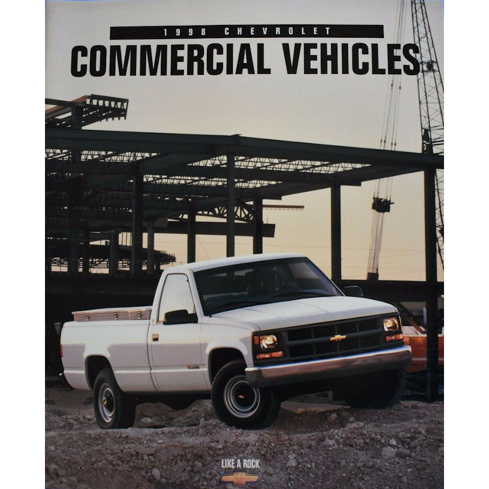 GM Media Sales Brochure of 1998 Chevrolet Commercial Vehicles (GMT400)