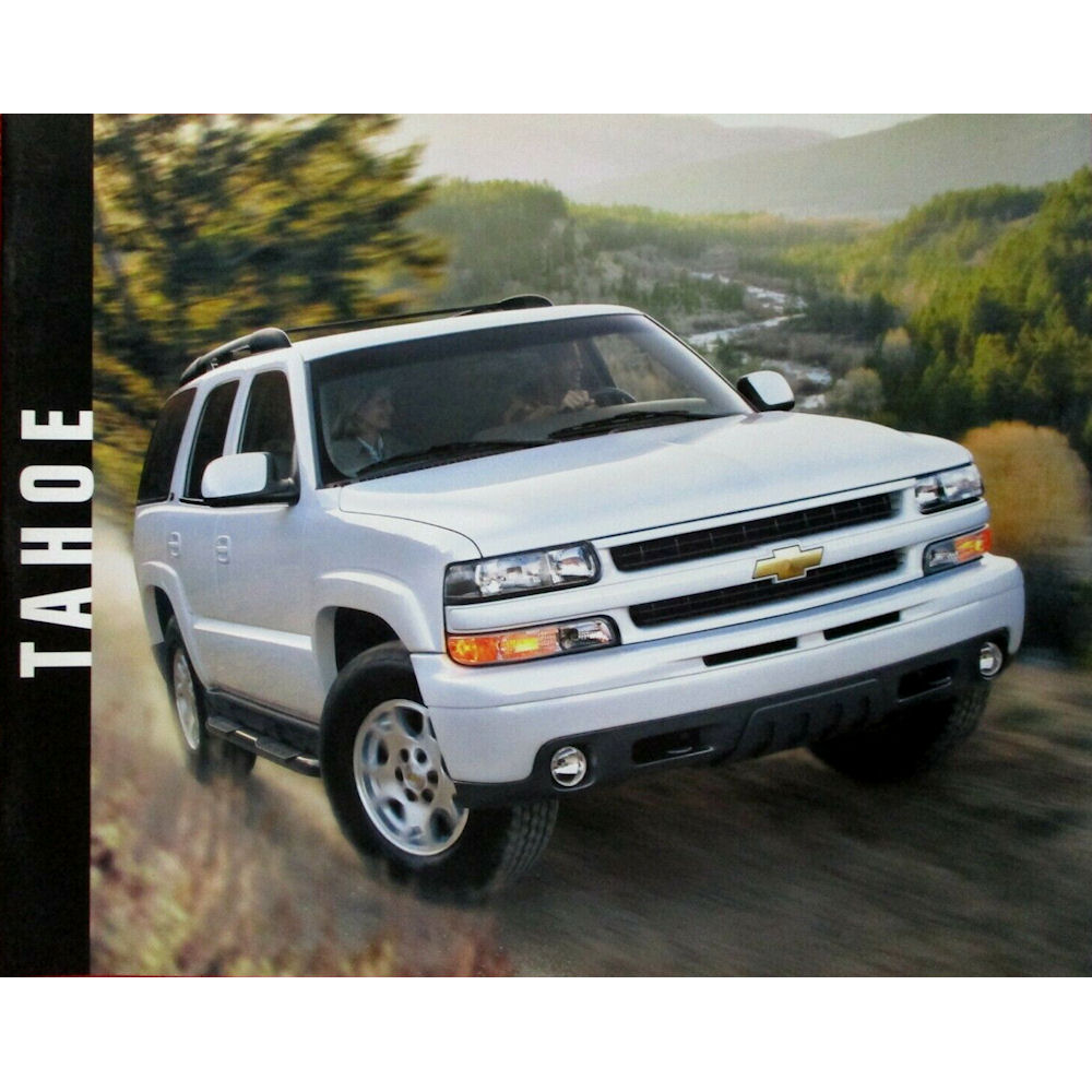 GM New Car Sales Brochure of the 2003 Chevrolet Tahoe SUV GMT820