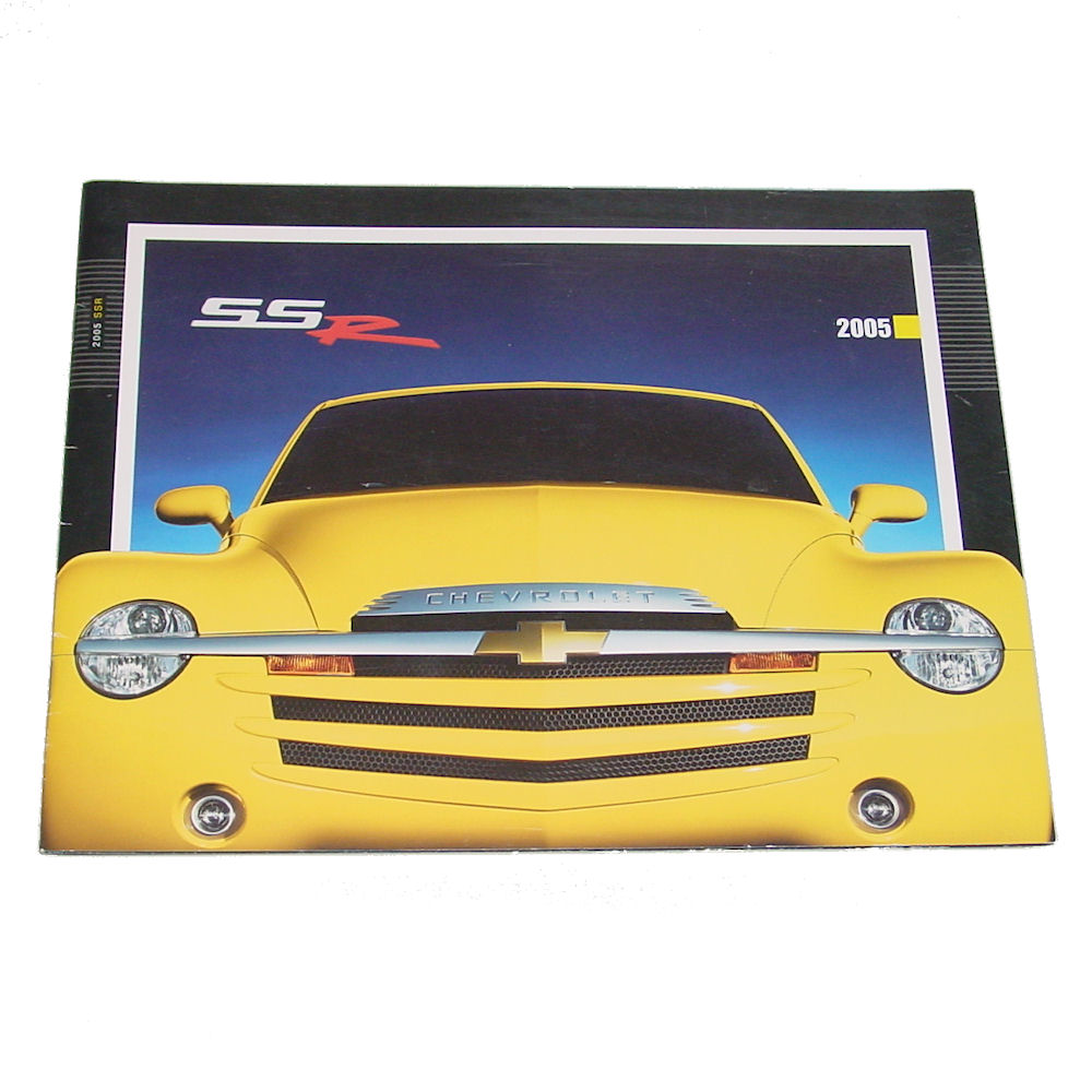 GM New Car Sales Brochure of the 2005 Chevrolet SSR Roadster Pickup