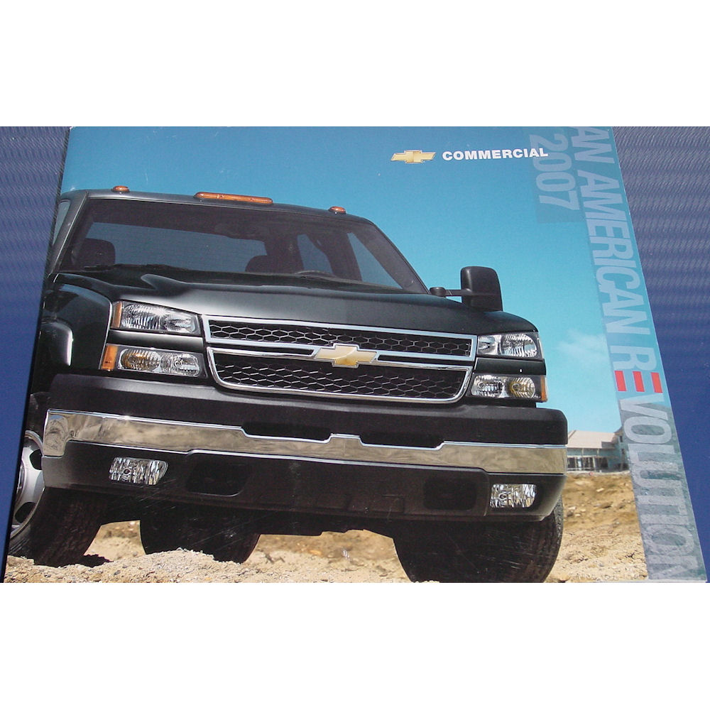 New Car Sales Brochure of the 2007 Chevrolet Silverado Commercial Truck