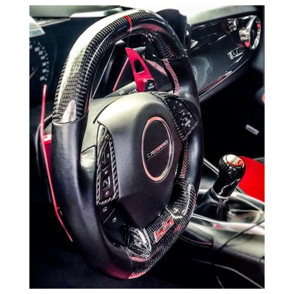 Extended Billet Paddle Shifters for 2016-2022 Chevy Camaro Auto Trans