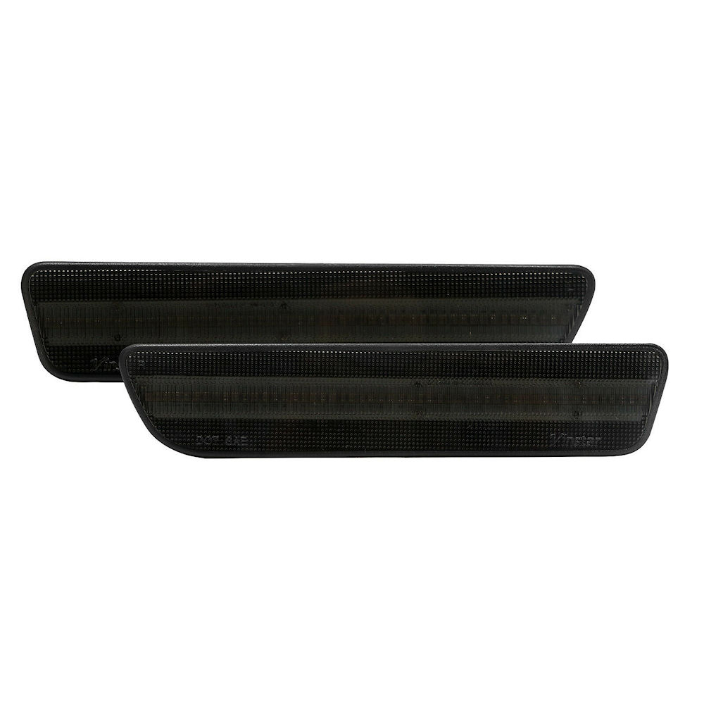 Black LED Sidemarker Lights Rear for 2005-2009 Ford Mustang S197