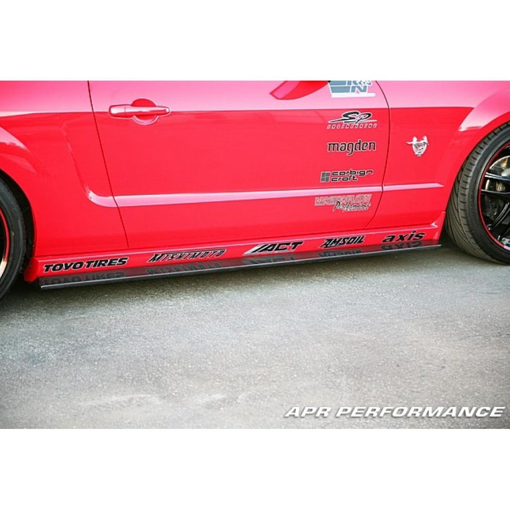 APR Carbon Side Rocker Extensions 2005-09 Ford Mustang
