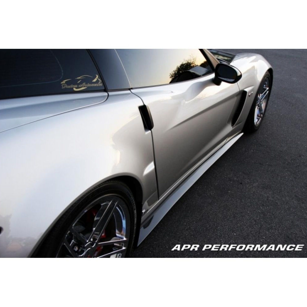 APR Carbon Side Rocker Extensions 2006-13 Corvette Z06