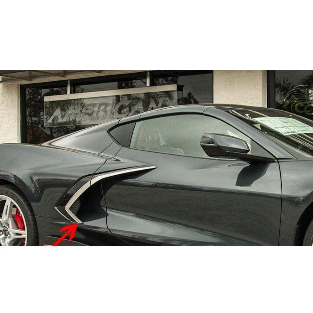 ACC Stainless Side Scoop Trim (2020-23 Chevy Corvette)