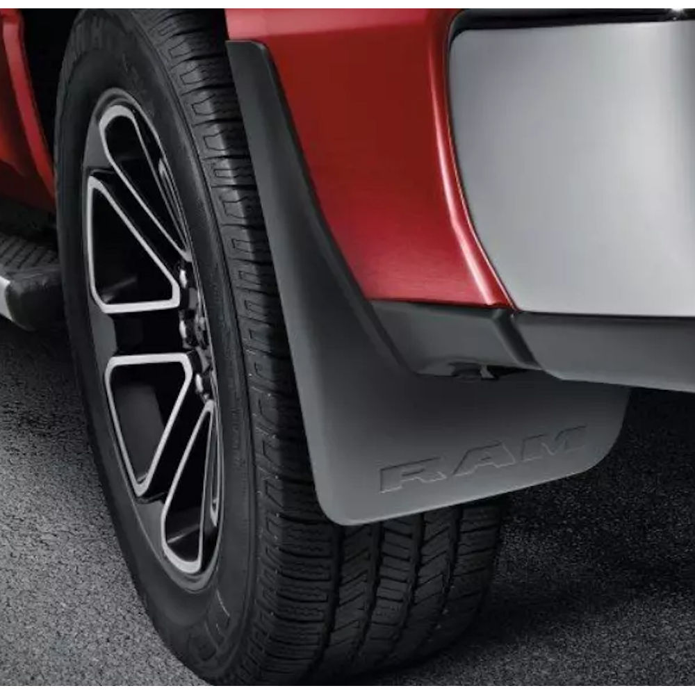 Mopar Mud Flaps Rear Axle for 2019-24 Dodge RAM Trucks