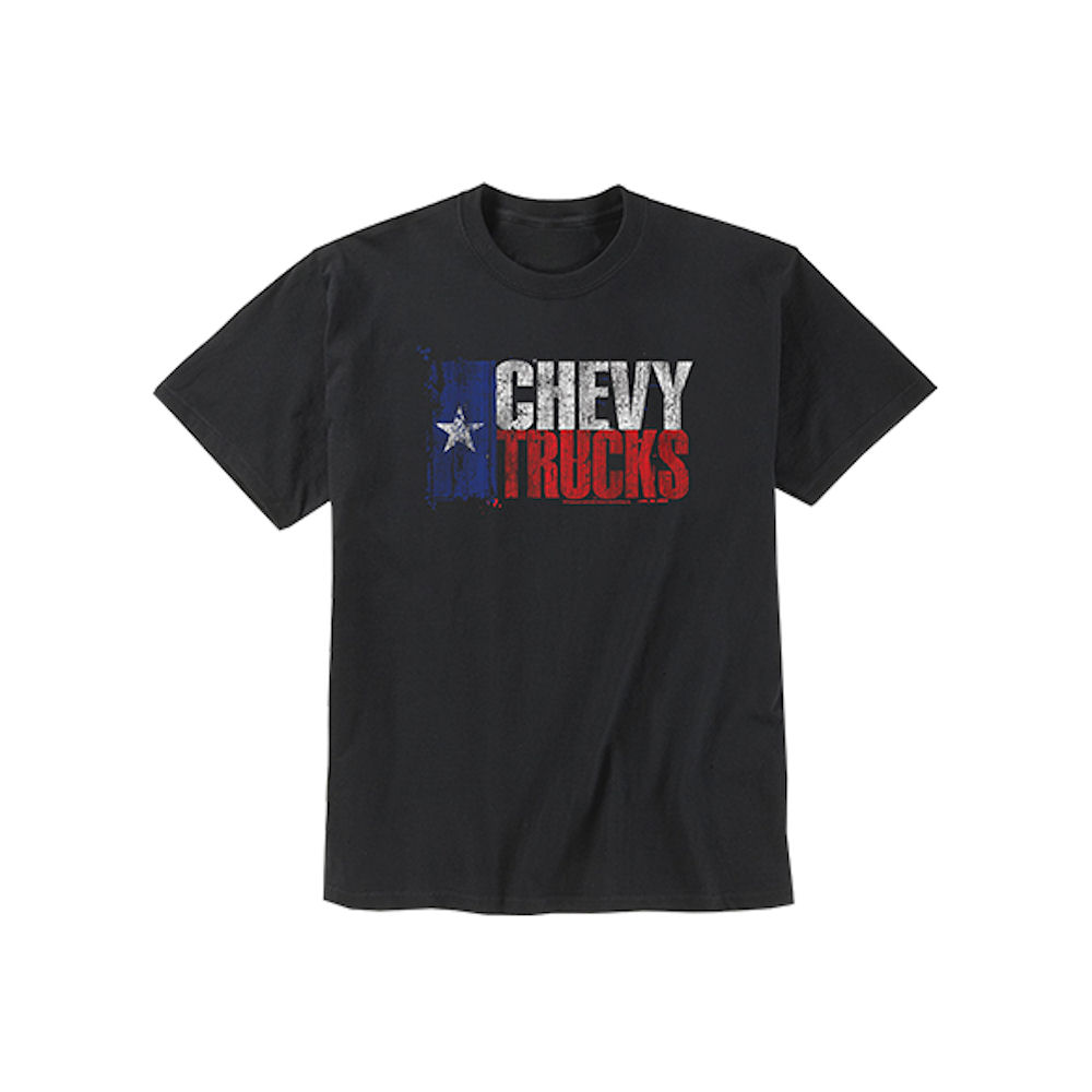 Schwarzes Chevy Trucks Star T-Shirt von Chevymall in Größe XL