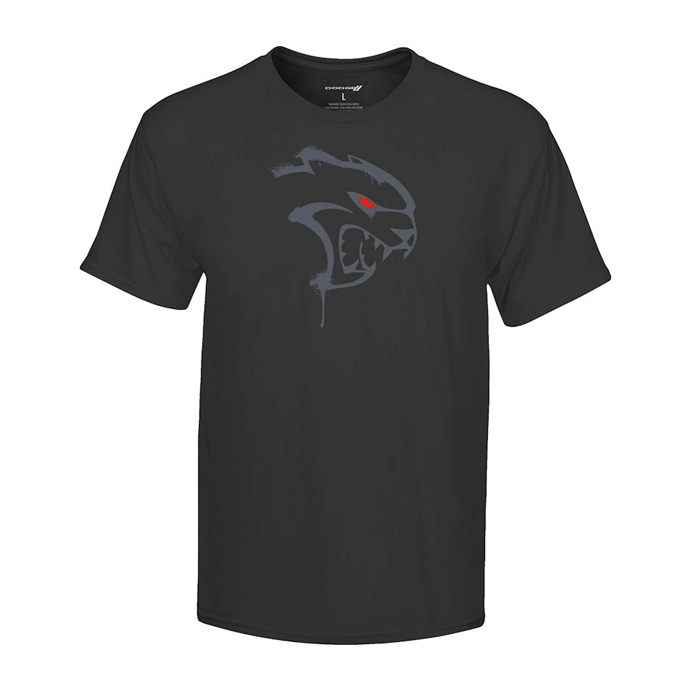 Dodge Life SRT® HellCat Redeye Graffiti T-Shirt in Black Größe XL