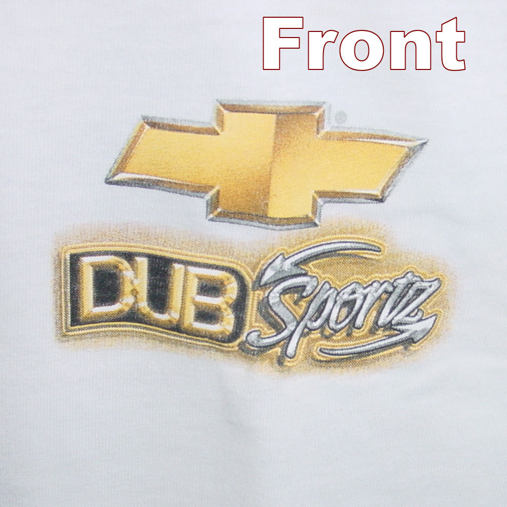 Weißes Chevrolet SSR Roadster T-Shirt von DUB Sportz in Größe L