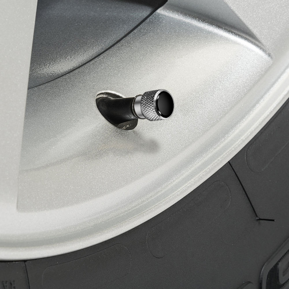 Silver Tire Valve Stem Caps for 94-18 Dodge RAM